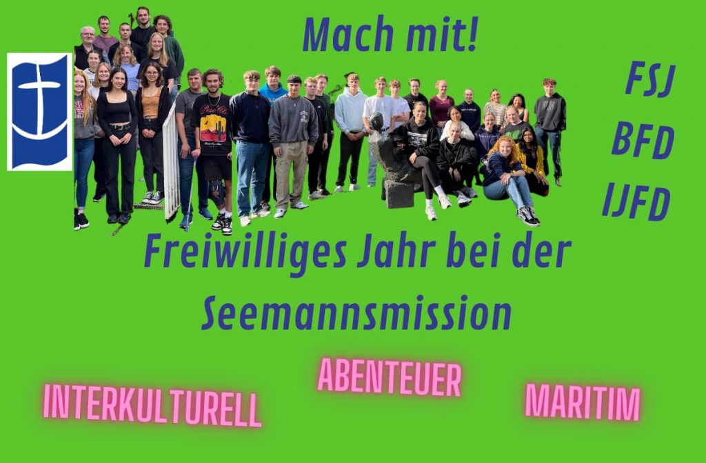 Freiwillig dabei FSJ, BFD, IJFD o. Ehrenamt | Deutsche Seemannsmission